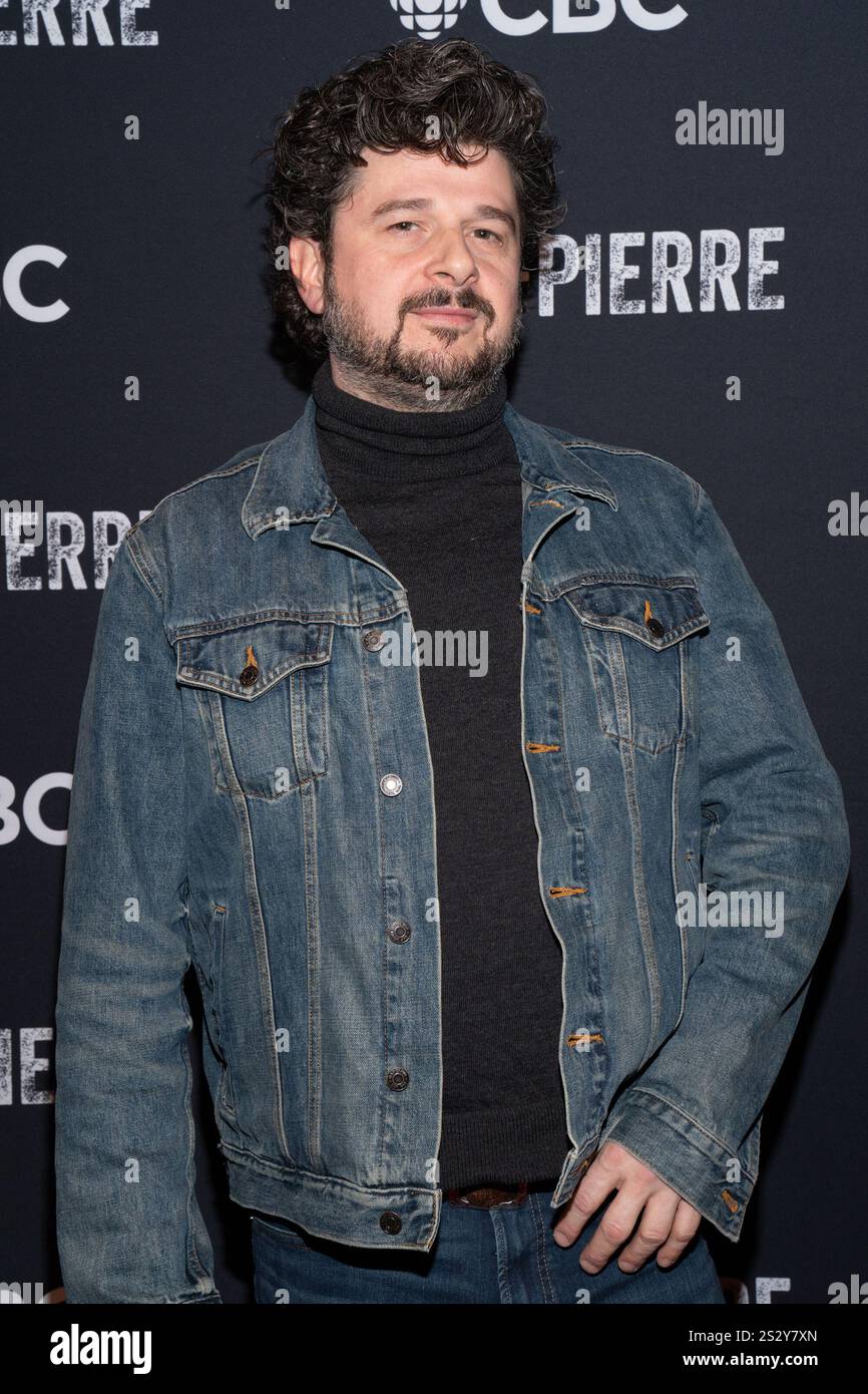Toronto, Canada. 06th Jan, 2025. Benjamin Blais attends the “Saint ...