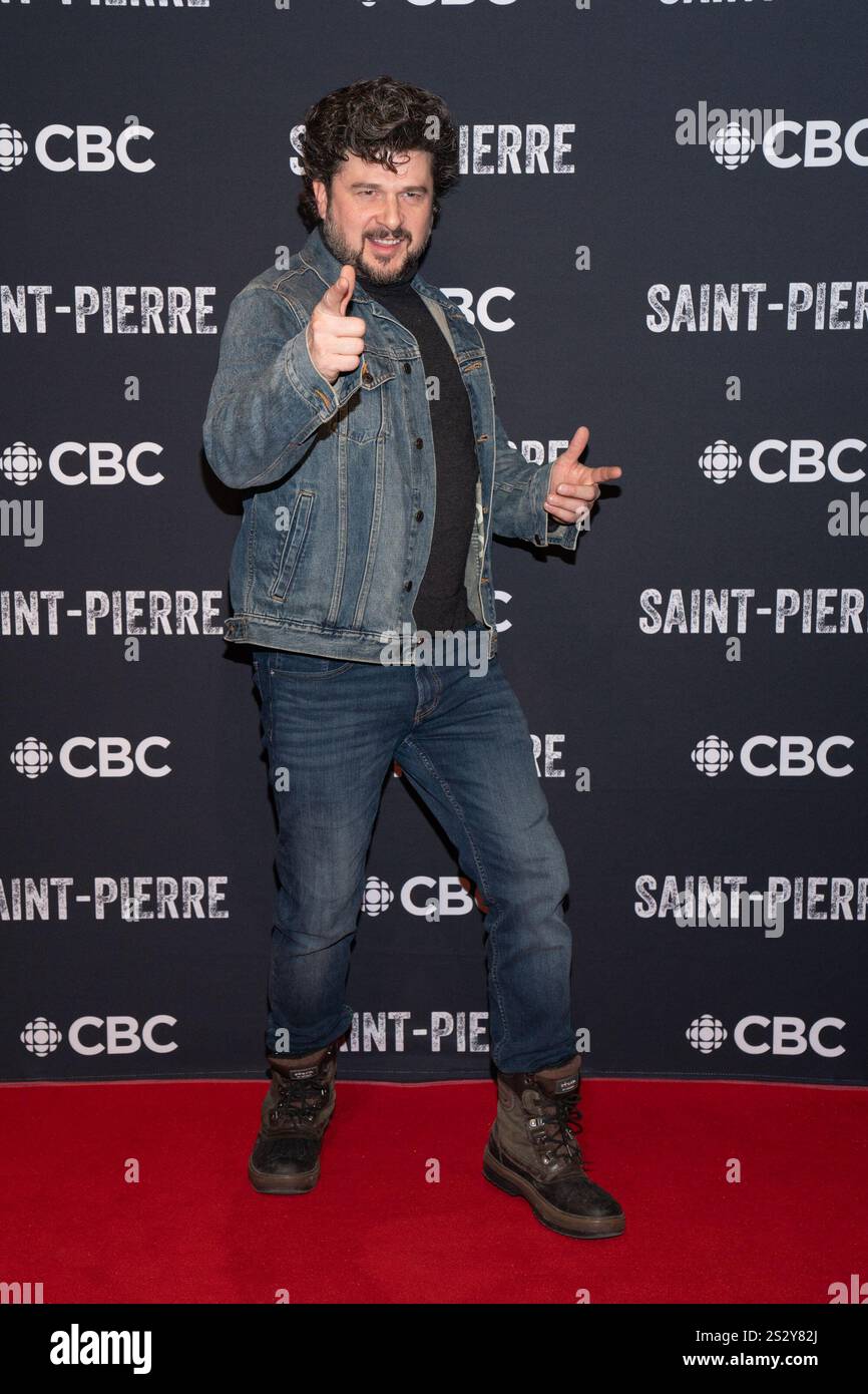 Toronto, Canada. 06th Jan, 2025. Benjamin Blais attends the “Saint ...