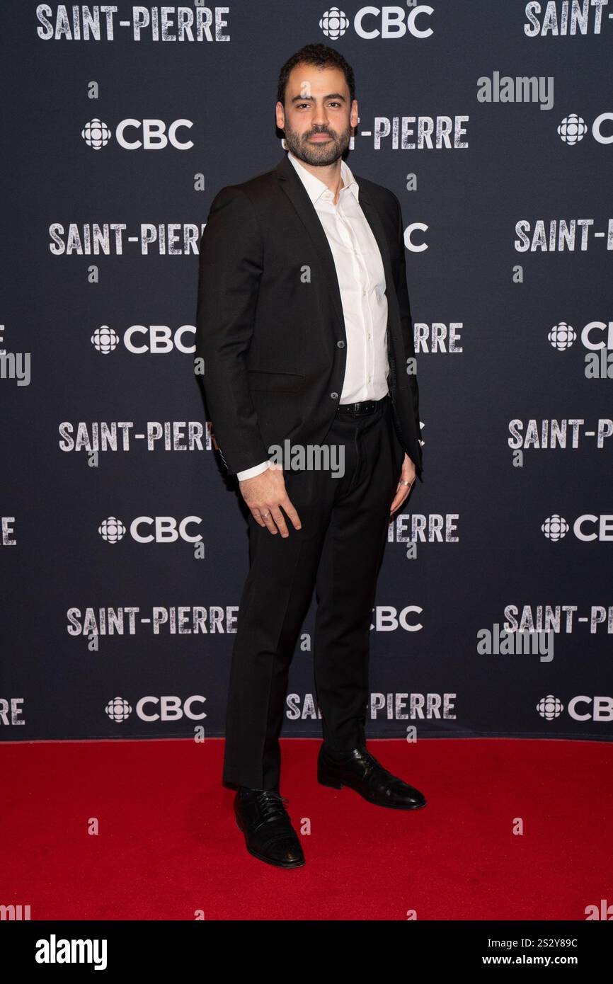 Toronto, Canada. 06th Jan, 2025. Sameer Jafar attends the “Saint-Pierre ...