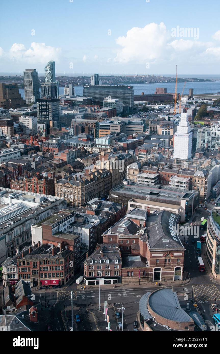 Around the UK - Views of Liverpool from the Radio City tower Stock ...