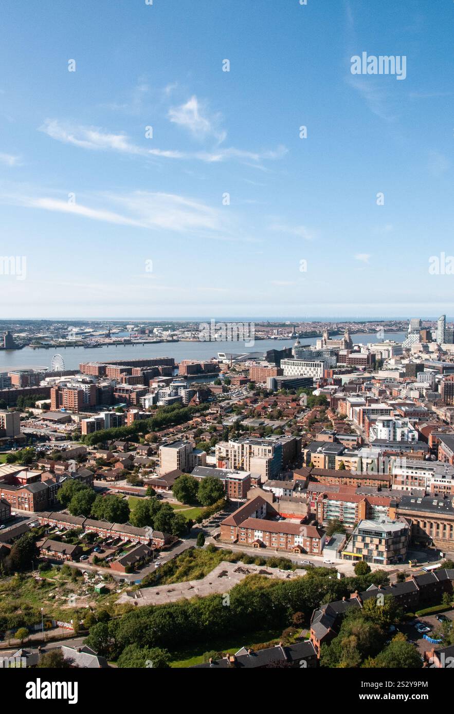 Around the UK - Views of Liverpool City Centre from the Cathedral Tower ...