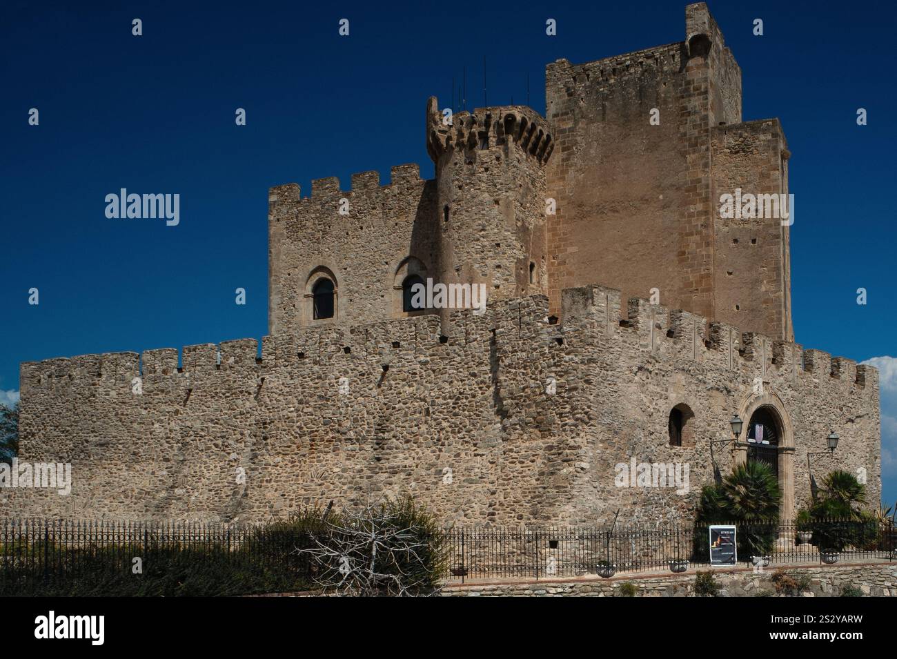 Castello della Pietra di Roseto, a restored Norman castle at Roseto Cap ...