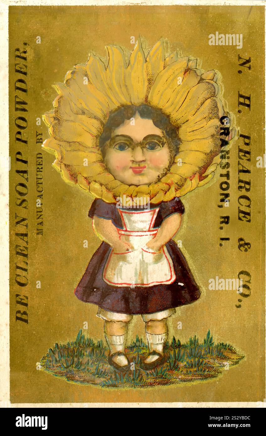 Be Clean Soap Powder, Manufactured by N.H. Pearce & Co., Cranston, R.I ...