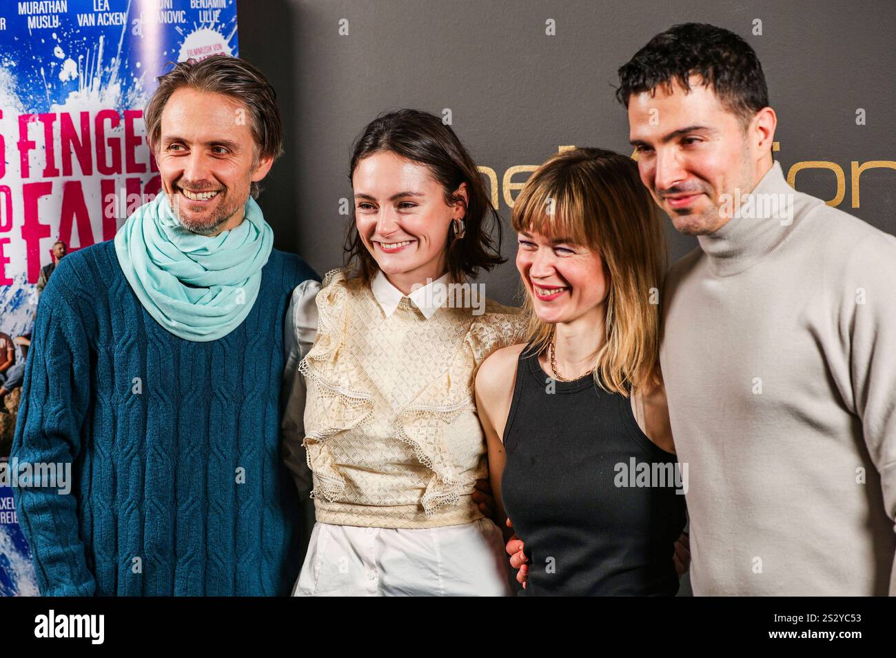 Axel Schreiber, Lea van Acken, Laura Fischer und Toni Gojanovic bei der ...