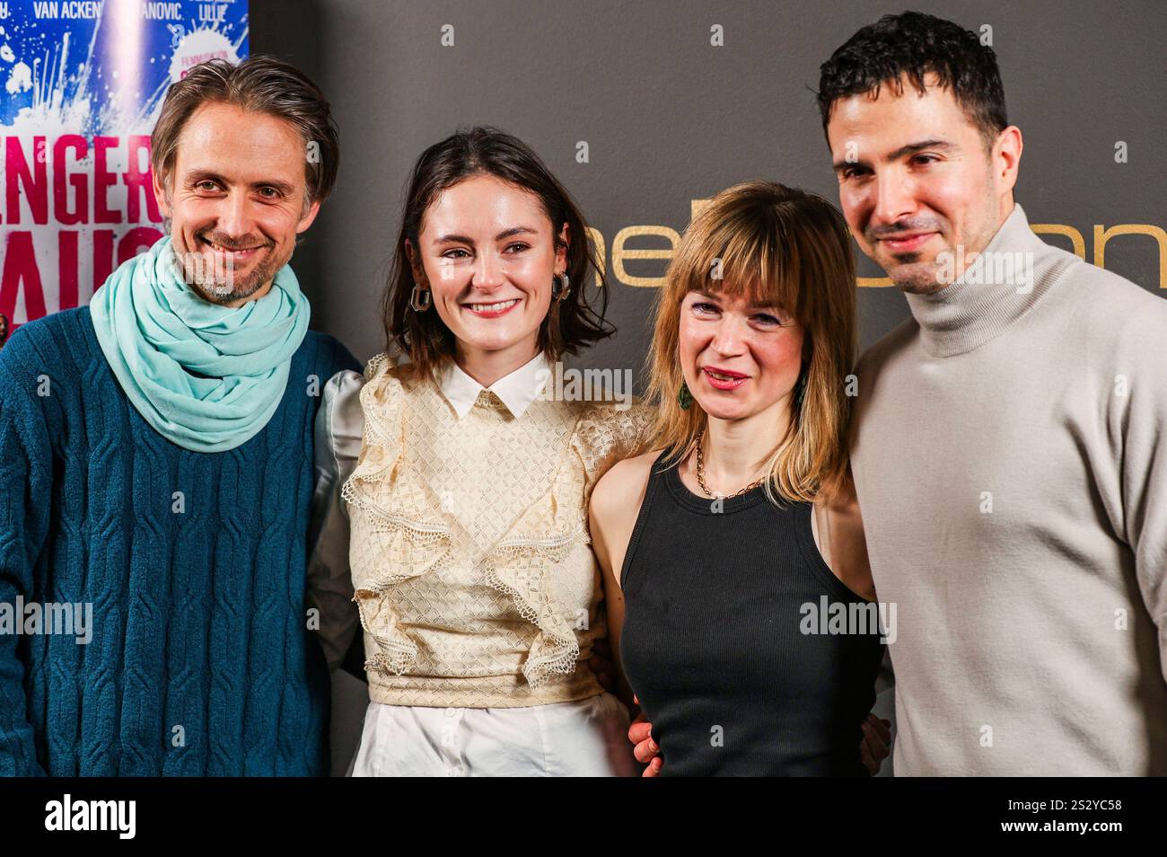 Axel Schreiber, Lea van Acken, Laura Fischer und Toni Gojanovic bei der ...