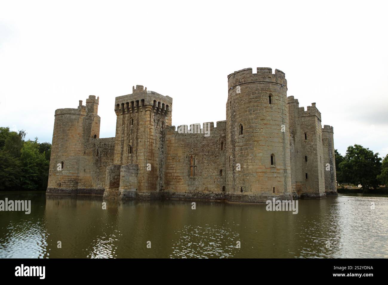 Bodiam Castle near Robertsbridge, East Sussex in England, UK Stock ...