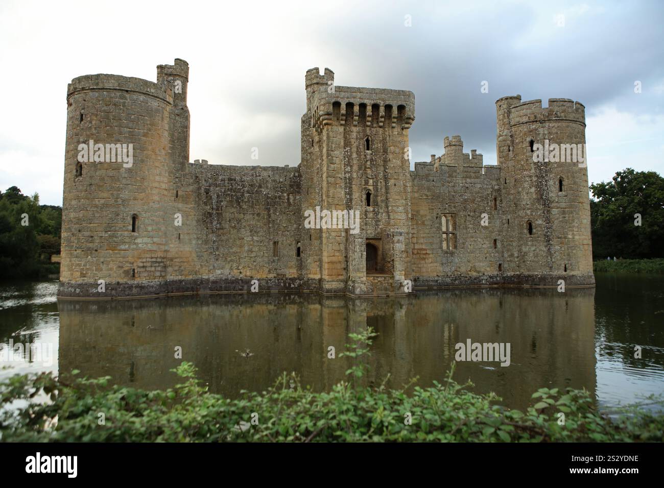 Bodiam Castle near Robertsbridge, East Sussex in England, UK Stock ...