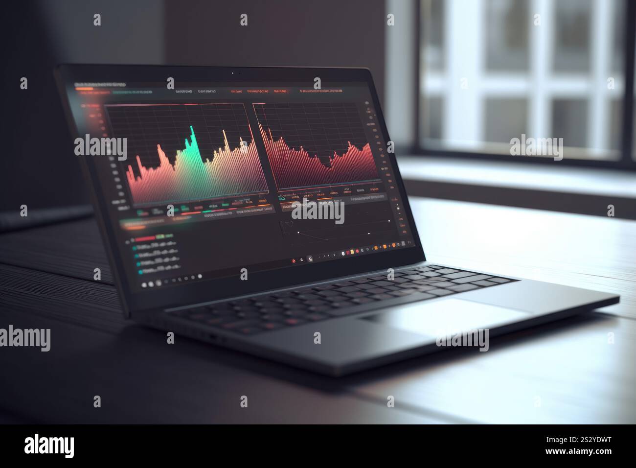 Laptop screen app. Digital screen. Generate Ai Stock Photo - Alamy