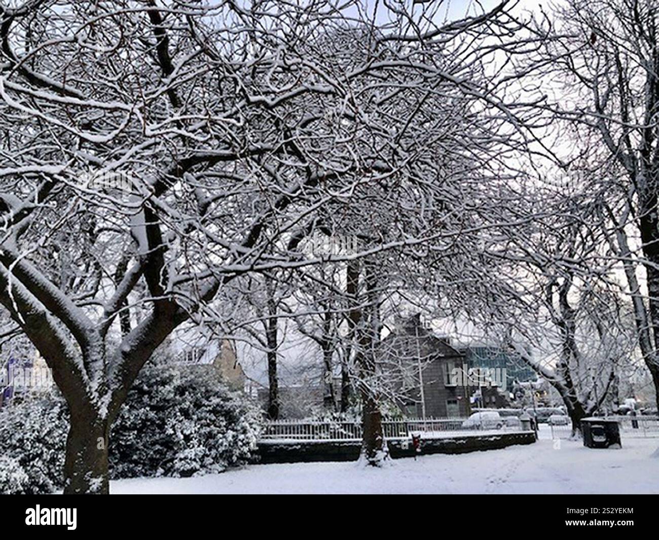 Wintry conditions in Aberdeen. Weather warnings for snow and ice are in ...