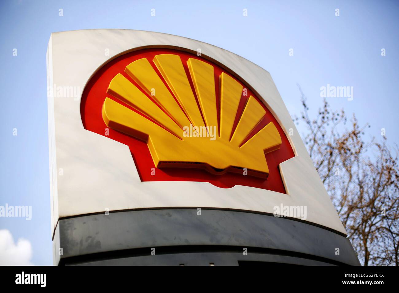 File photo dated 08/04/15 of a company logo at a Shell petrol station ...