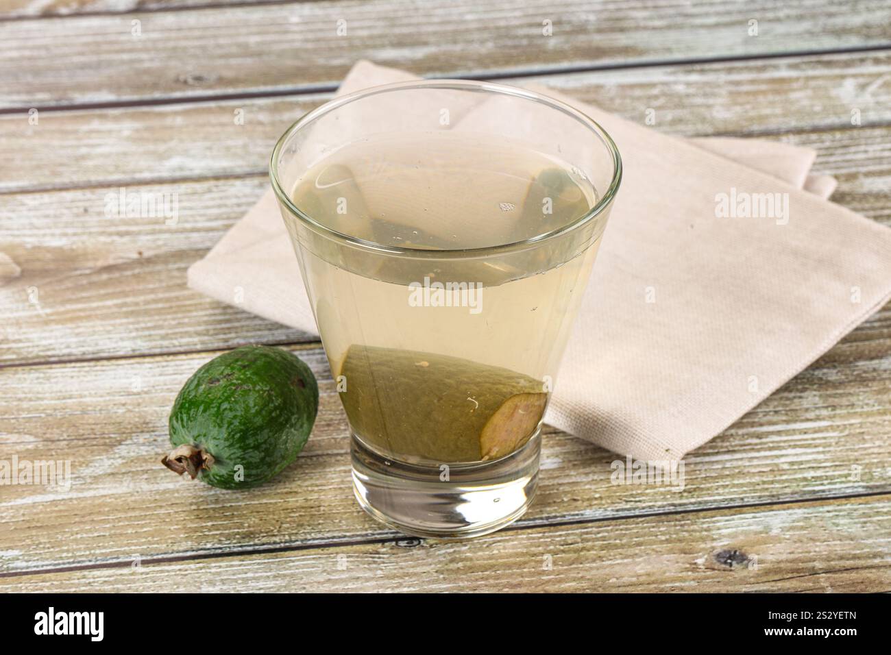 Homemade organic feijoa compote fresh drink Stock Photo - Alamy