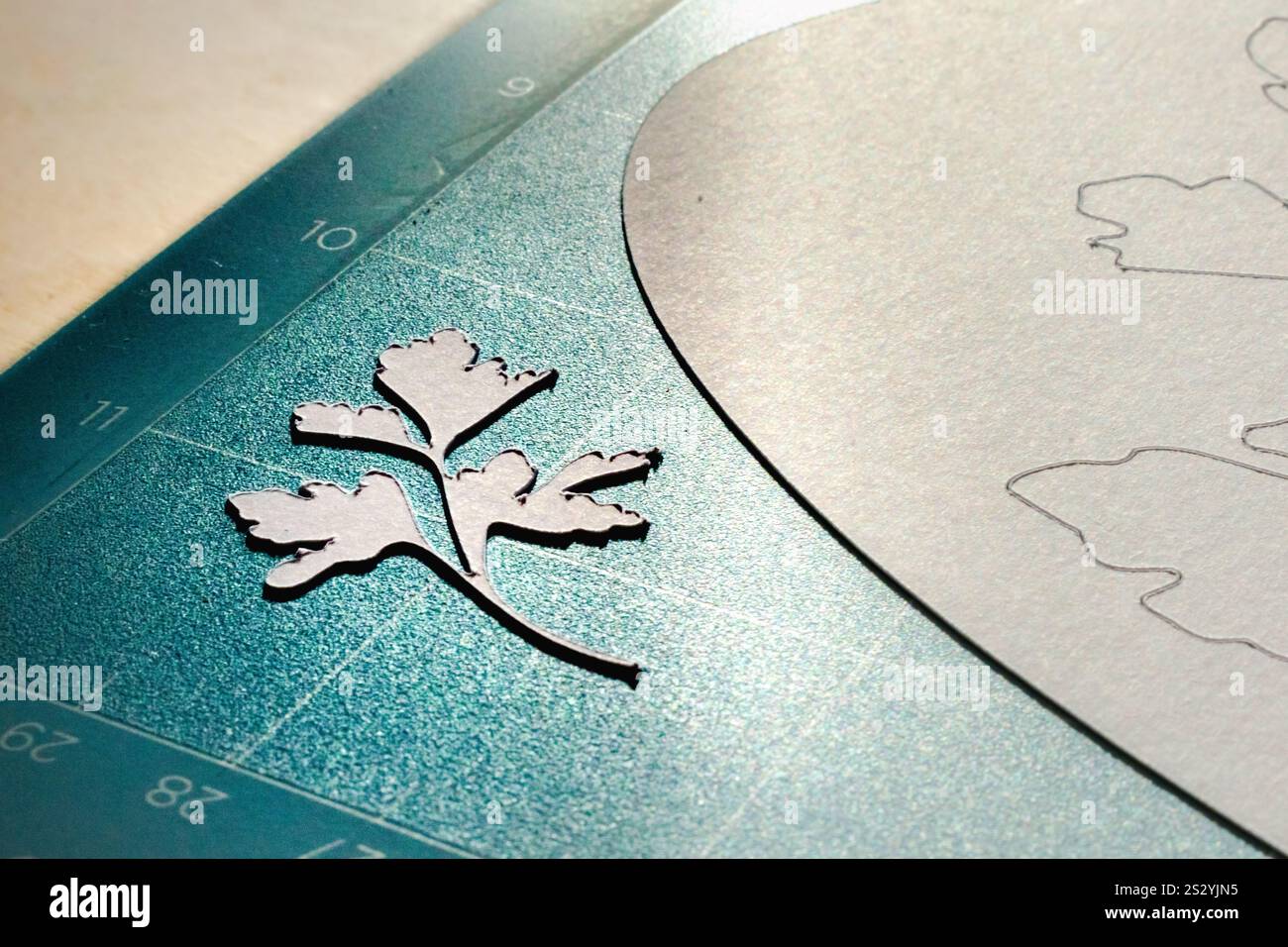 Paper cutting, ornament, design and model cut with a cutting plotter ...