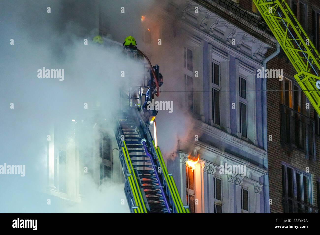 Oslo 20250108. Emergency services are working on the scene in ...