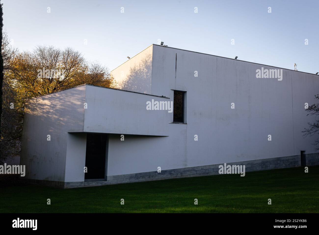 View from exterior of the Serralves Museum of Contemporary Art at the ...