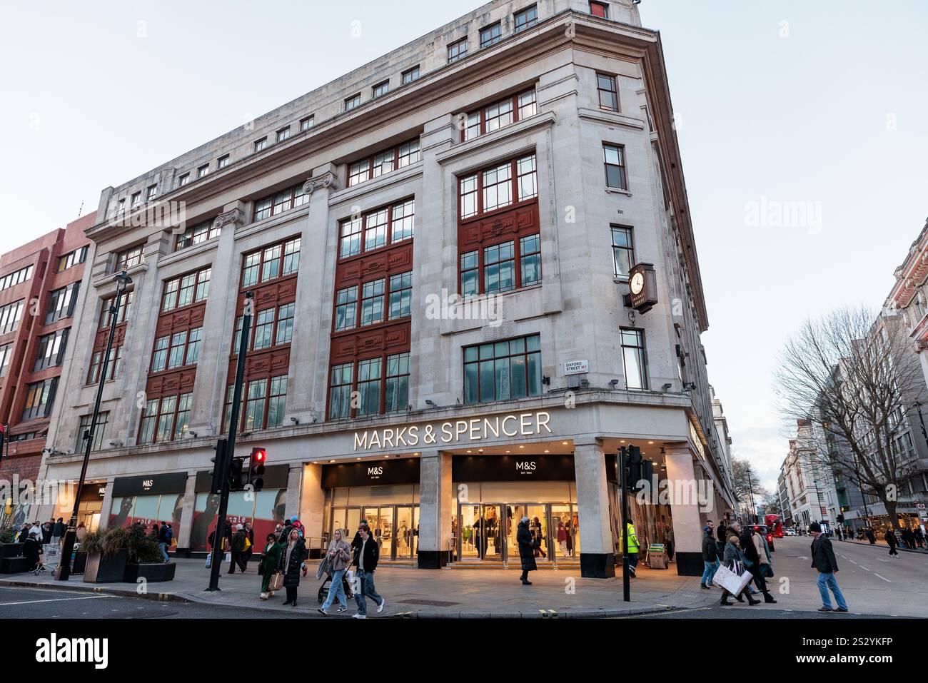 London, UK. 7th January, 2025. Members of the public pass Marks ...