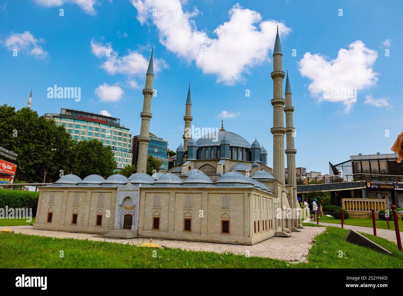 Model of Selimiye Mosque in Miniaturk. Istanbul Turkey - 7.12.2024 ...