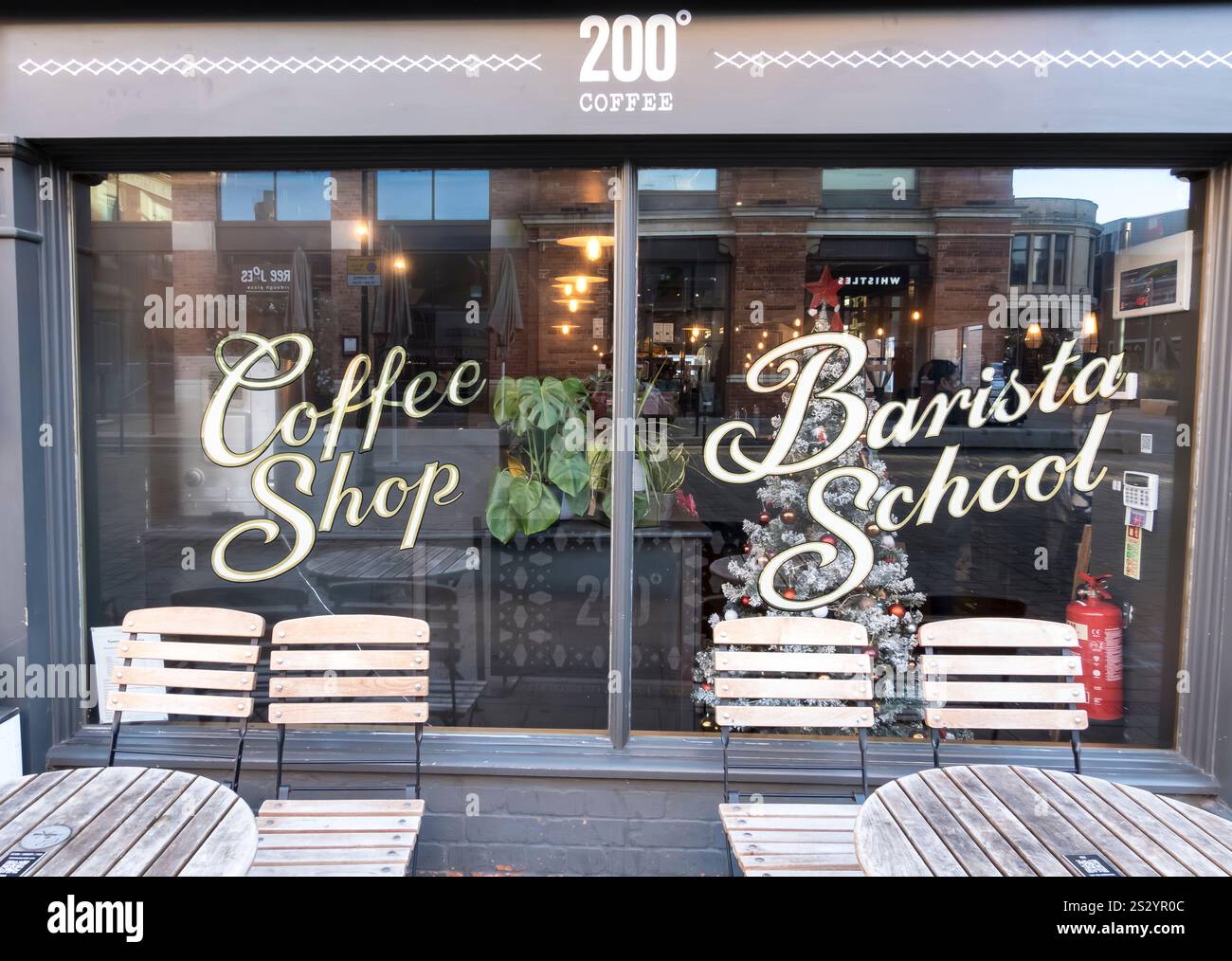 200 Coffee shop and Barista School shop front, Lincoln City ...