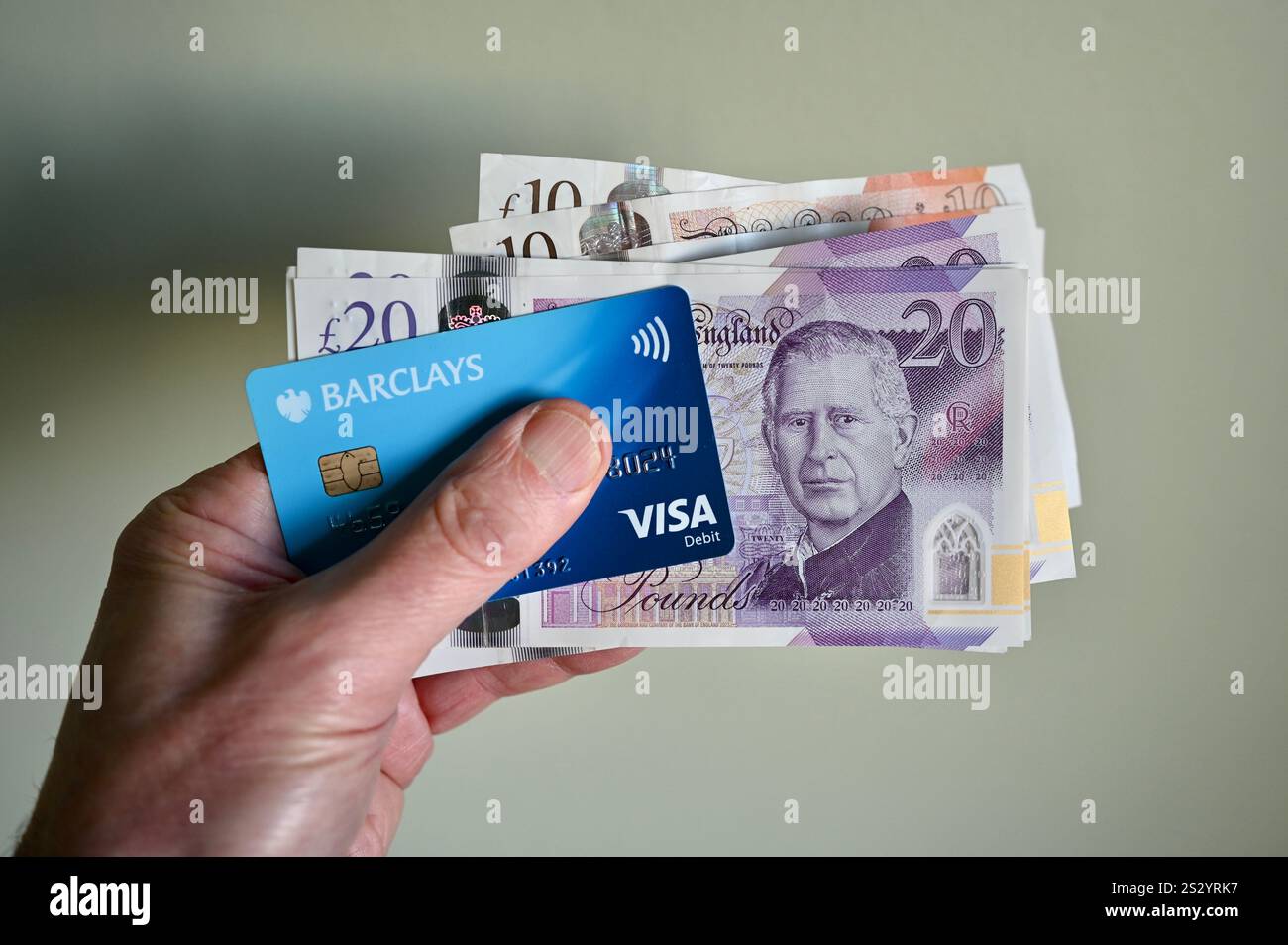 Barclays bank visa debit card hi-res stock photography and images - Alamy