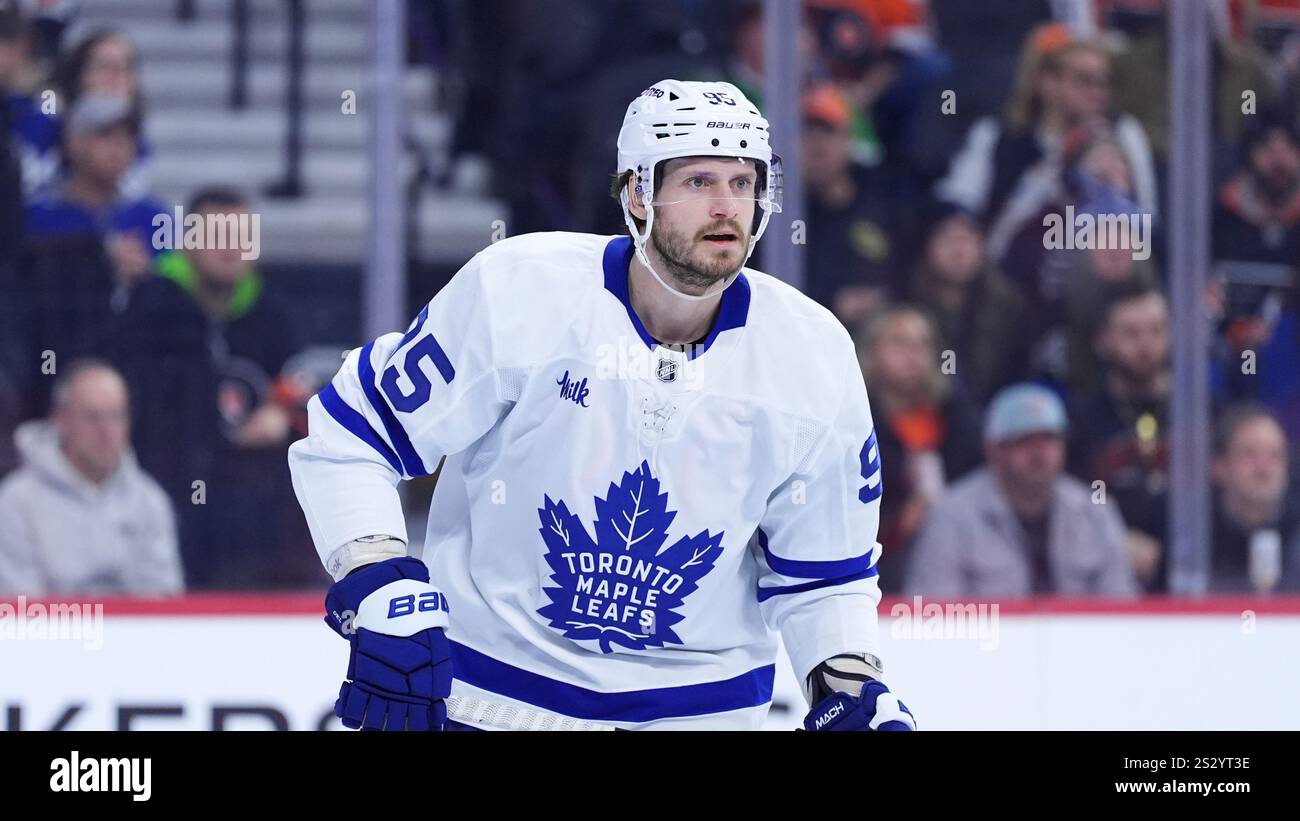Toronto Maple Leafs' Oliver Ekman-Larsson plays during an NHL hockey ...