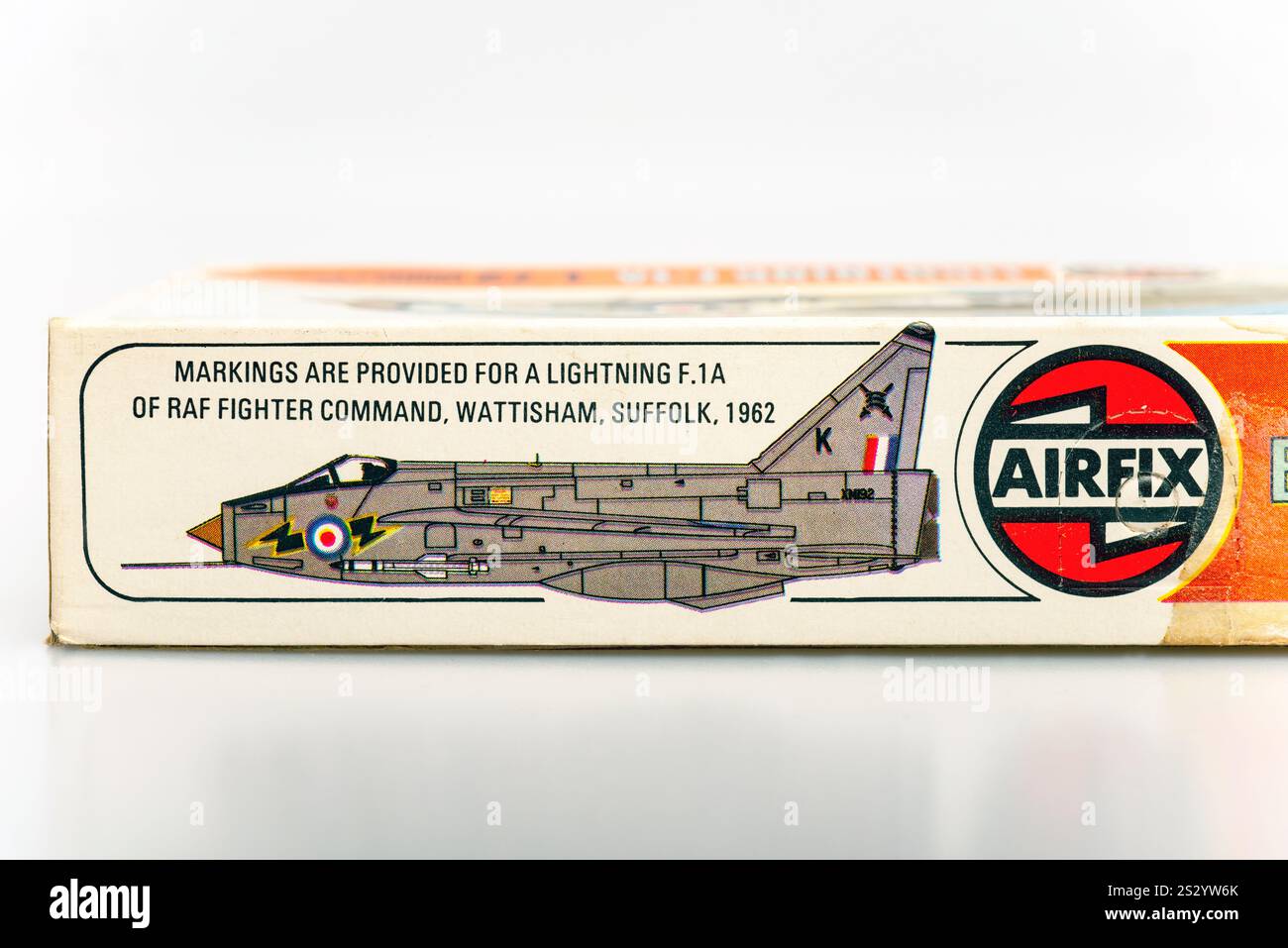 Airfix 1/72 scale lightning aircraft model kit box Stock Photo - Alamy