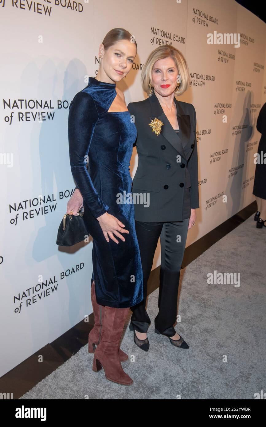 New York, United States. 07th Jan, 2025. (L-R) Lily Cowles and ...