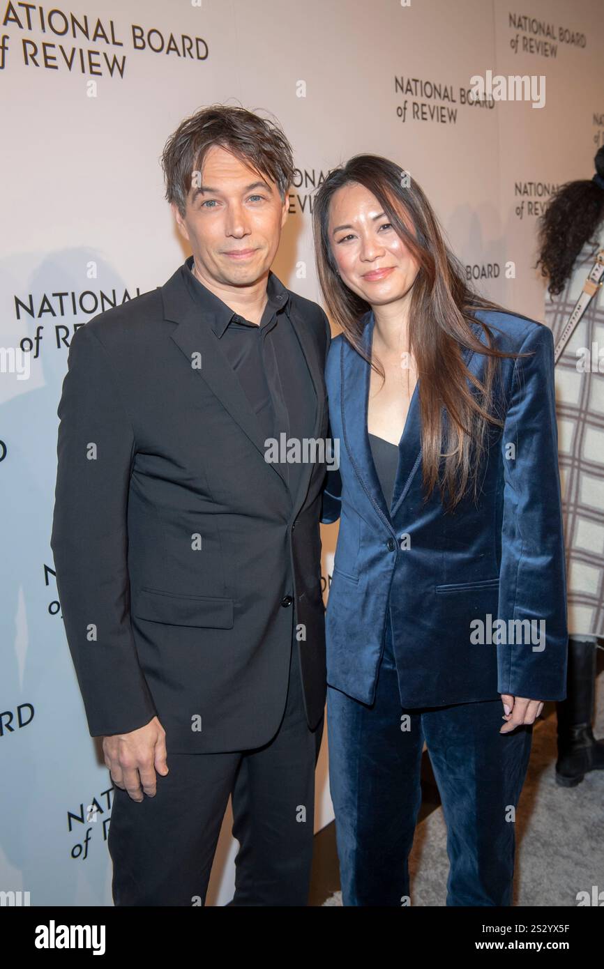 New York, United States. 07th Jan, 2025. (L-R) Sean Baker and Samantha ...