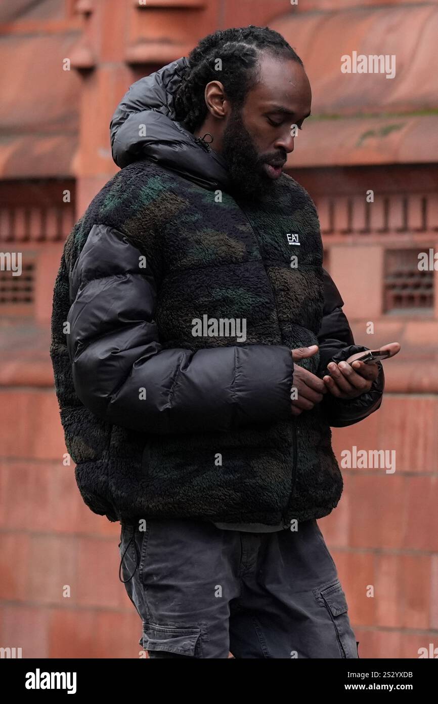 Omar Abdirizak, the rapper known as Twista Cheese, arriving at ...