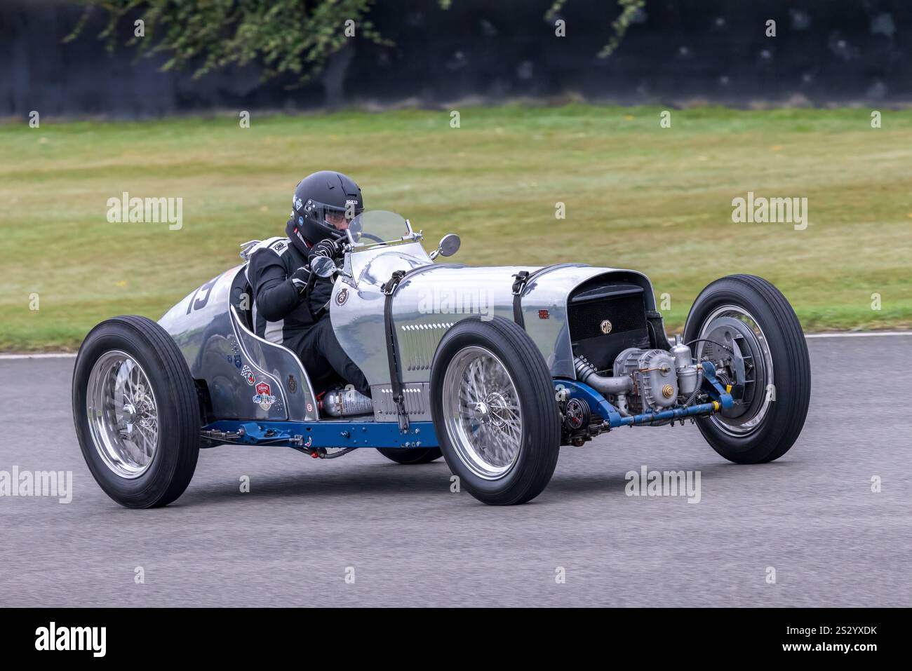 Steve McEvoy in the 1937 MG NA-KN Bellevue Special during the Goodwood ...