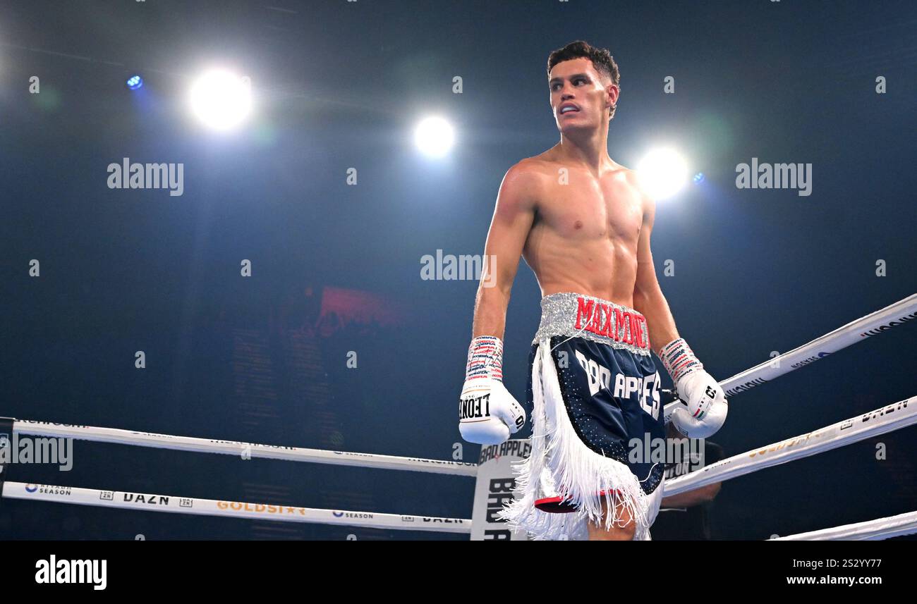 Australian Max McIntyre looks on following his defeat against ...