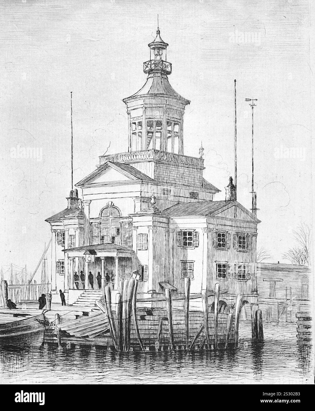 Henry Farrer - The Old Revenue Office, Whitehall (from Scenes of Old ...