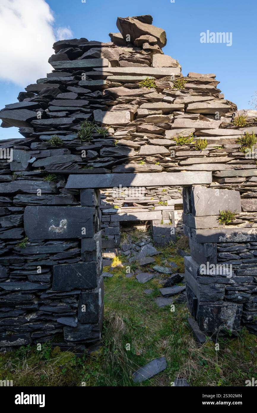 Anglesey Barracks, Dinorwig Quarry, Llanberis, North Wales Stock Photo ...