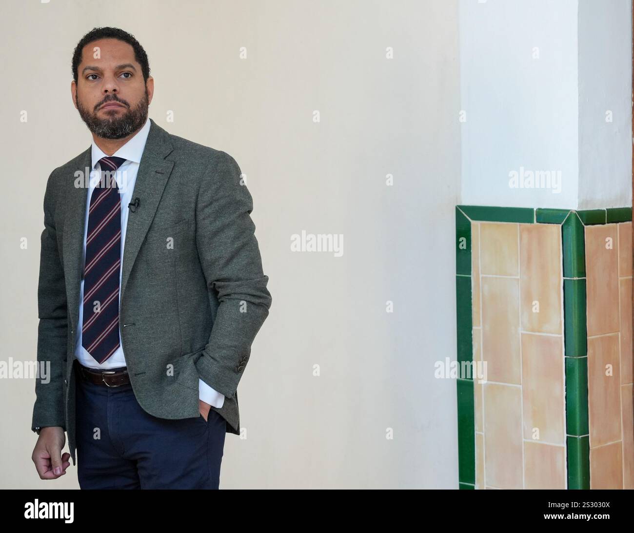 The secretary general of Vox, Ignacio Garriga, in the Andalusian ...