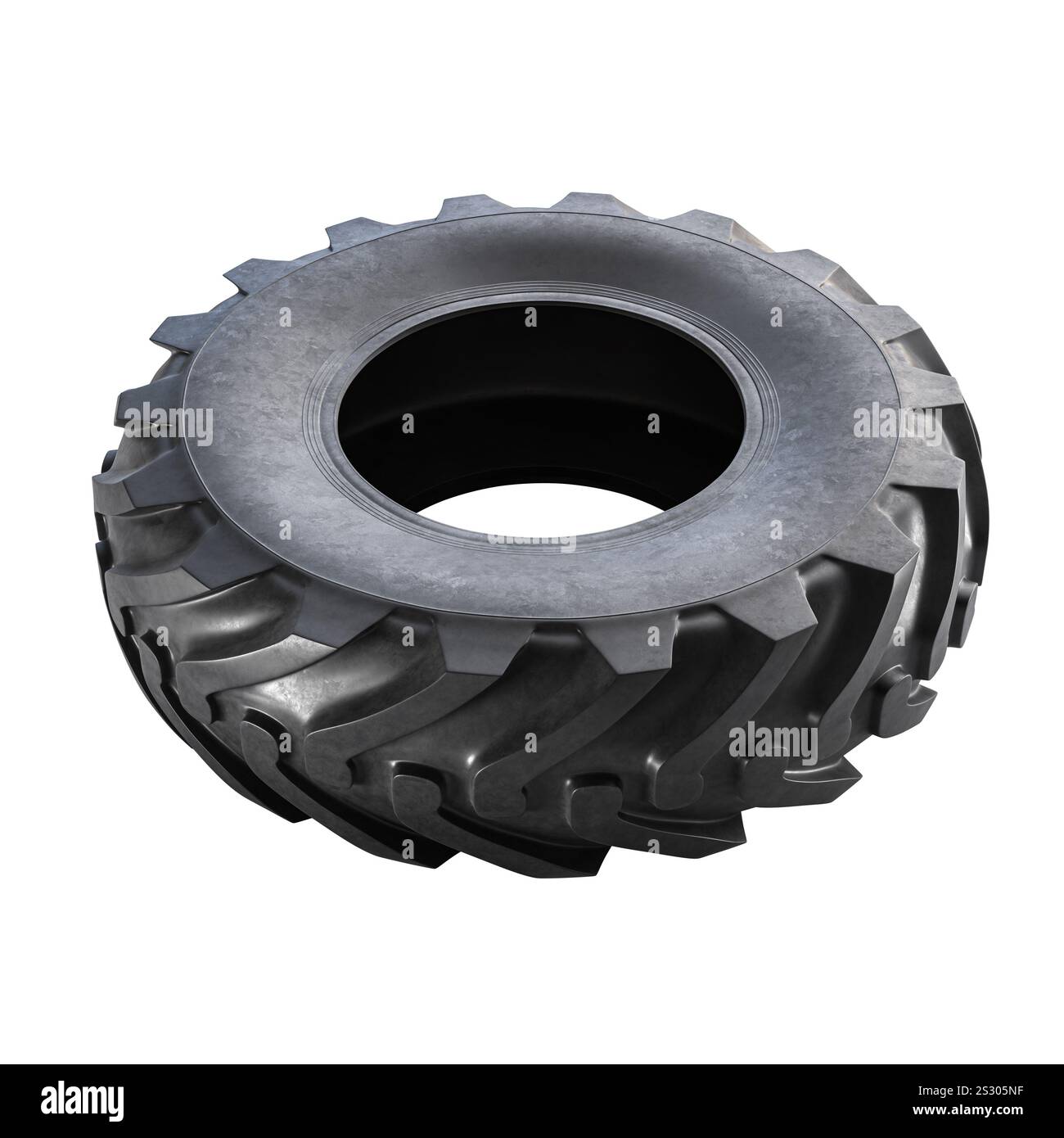 Close up tractor tire Cut Out Stock Images & Pictures - Alamy