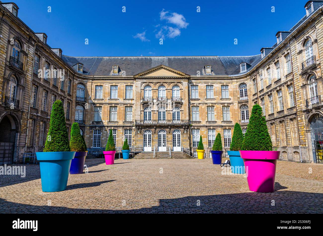 Beaux-Arts Museum of Fine Arts at former Benedictine Abbey monastery ...