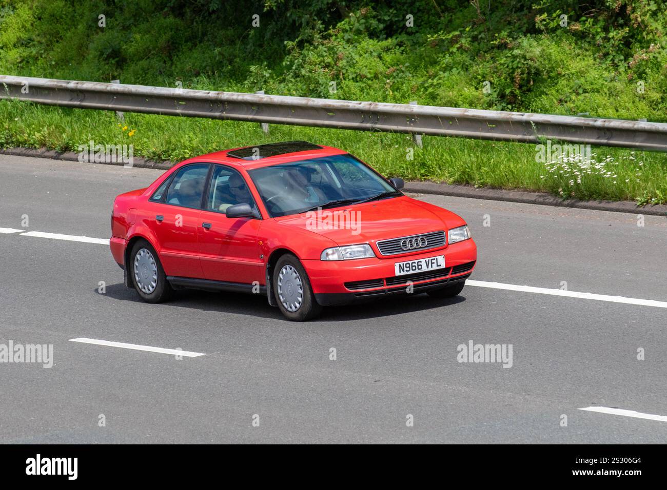 1996 90s nineties Red Audi A4 1.9 Tdi, Audi A4 luxury compact executive ...
