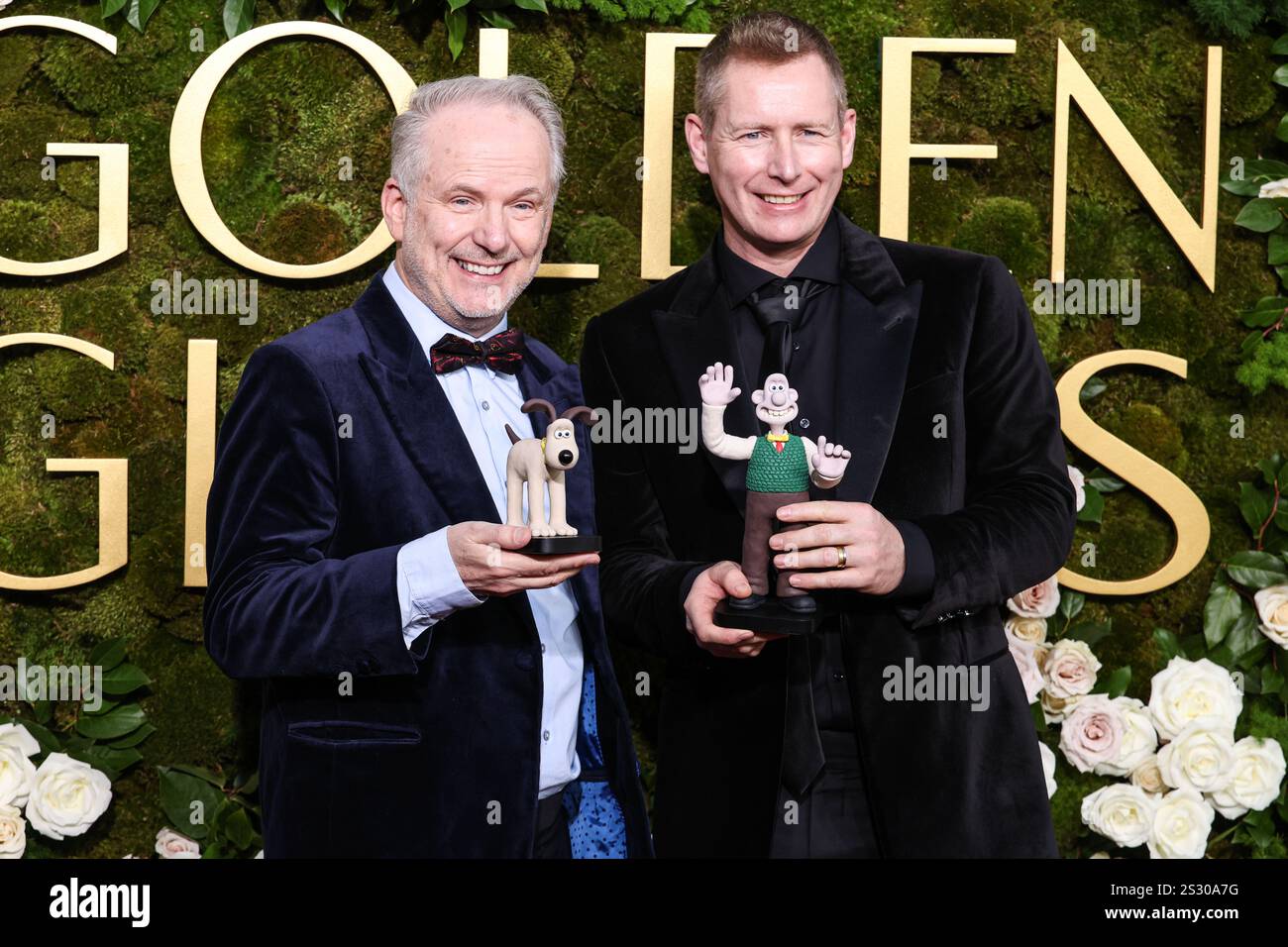BEVERLY HILLS, LOS ANGELES, CALIFORNIA, USA - JANUARY 05: Nick Park and ...