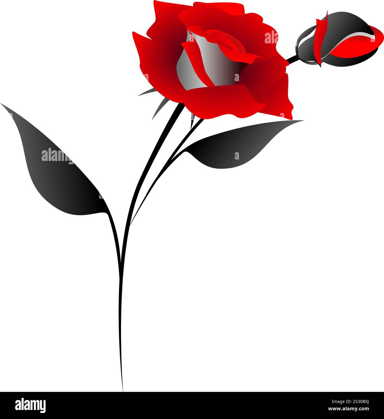 Design element, red roses Stock Vector Image & Art - Alamy