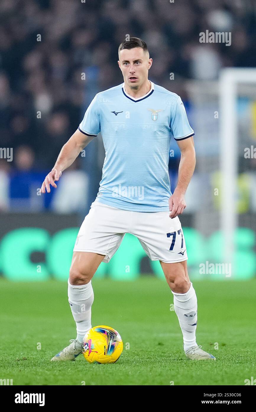 Rome, Italy. 05th Jan, 2025. Adam Marusic of SS Lazio during the Serie ...