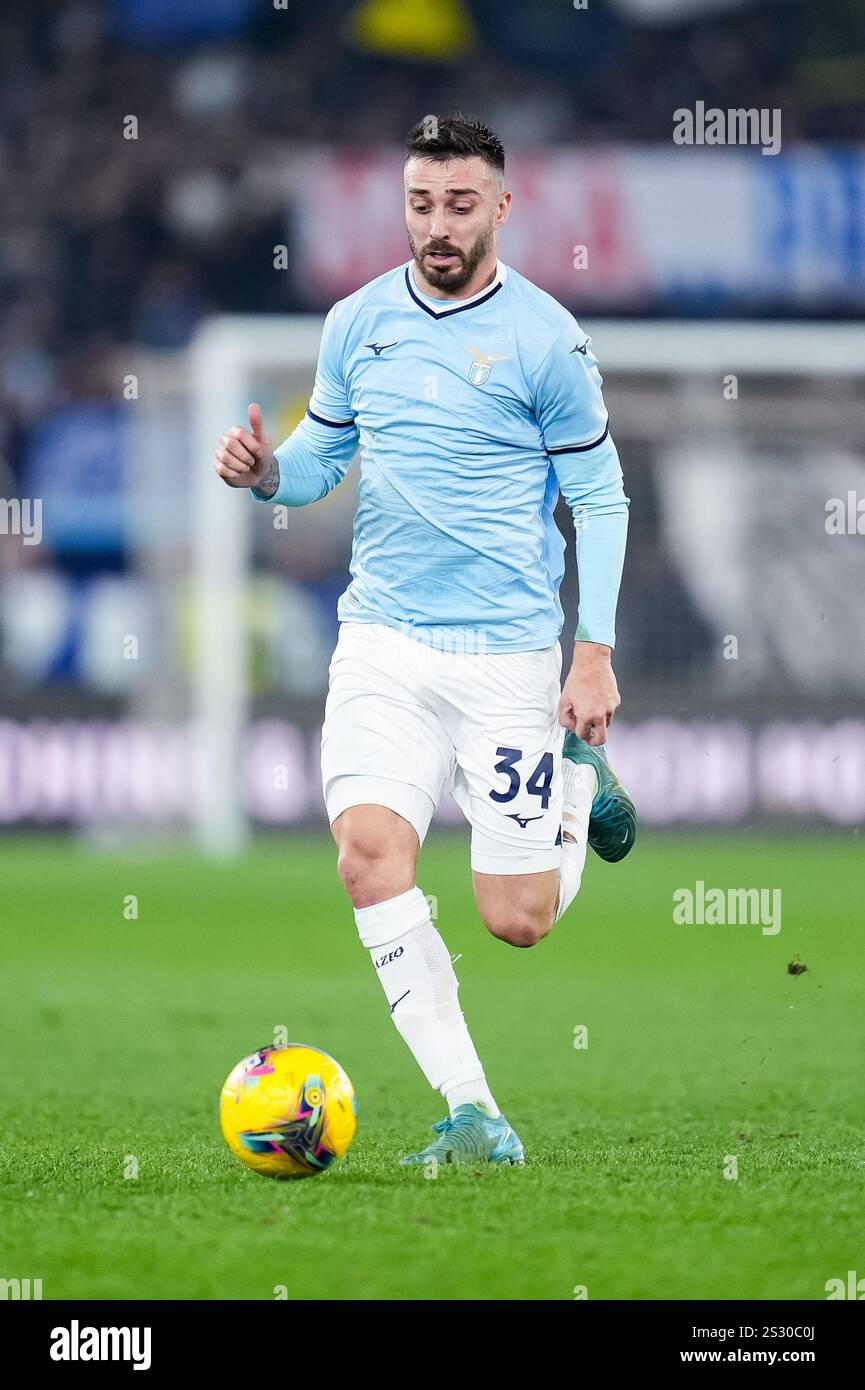 Rome, Italy. 05th Jan, 2025. Mario Gila of SS Lazio during the Serie A ...