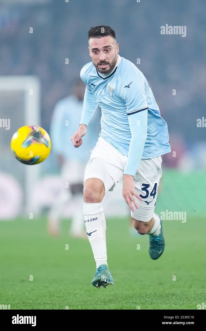 Rome, Italy. 05th Jan, 2025. Mario Gila of SS Lazio during the Serie A ...