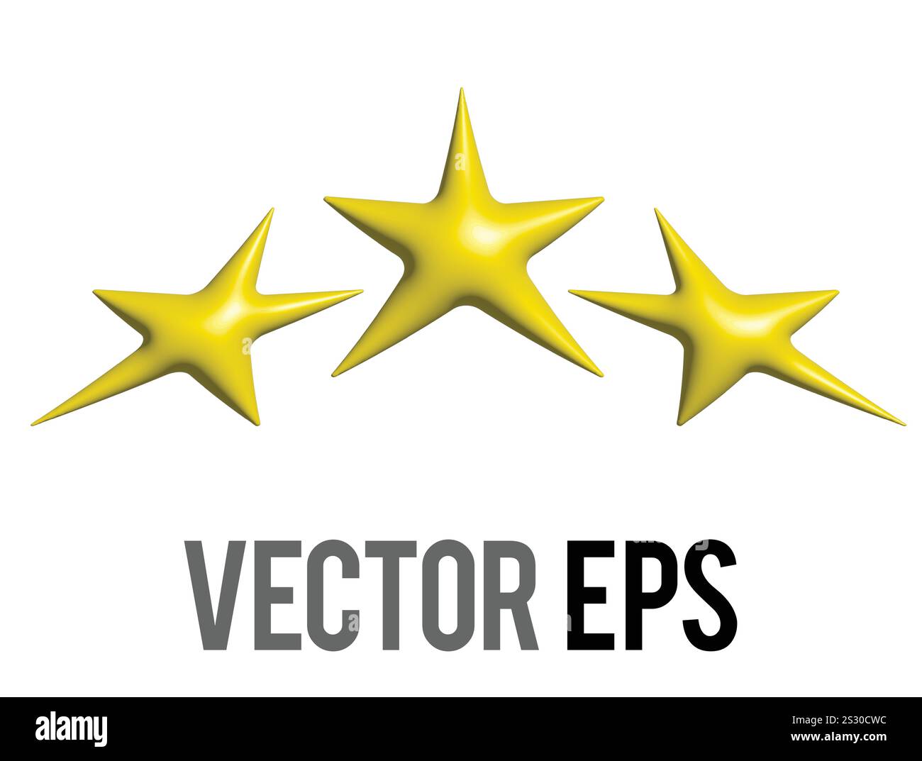 The isolated 3D Y2K gradient orange retro star icon Stock Vector Image ...