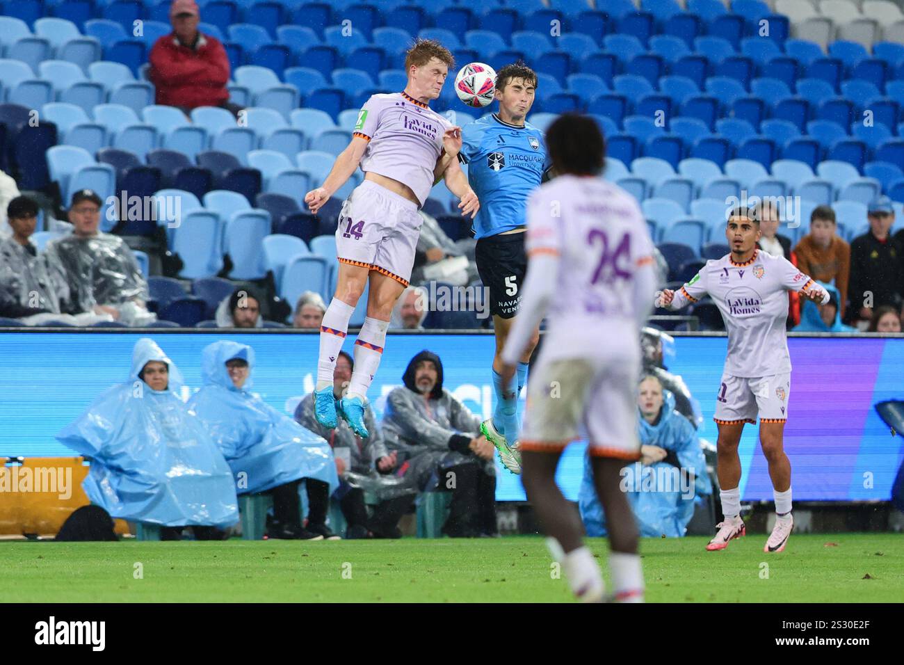 Sydney, Australia. 08th Jan, 2025. Nathanael Blair of Perth Glory and ...