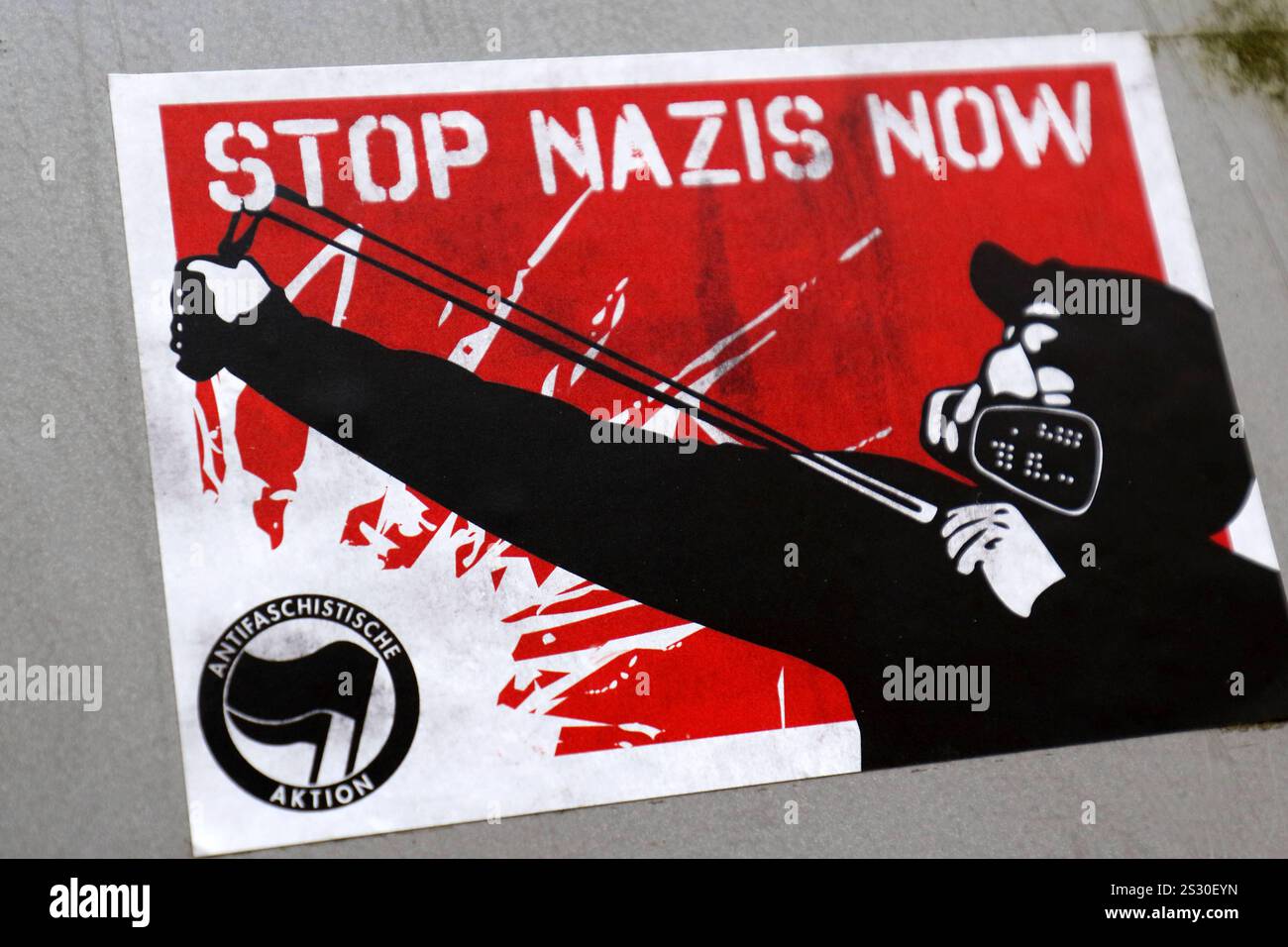 STOP NAZIS NOW - ANTIFASCHISTISCHE AKTION - Logo Antifa - Eisenach ...
