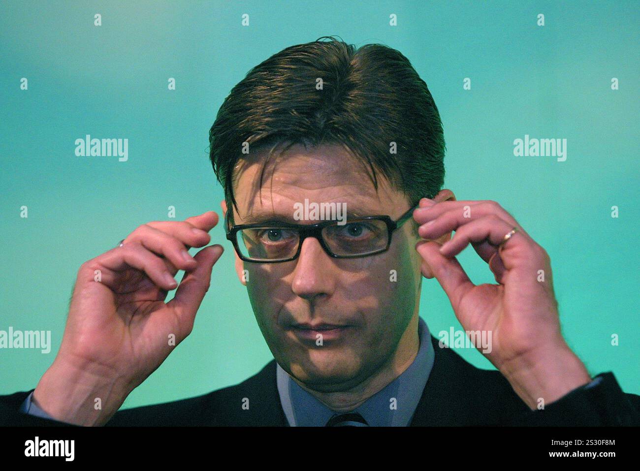 David Liddiment, ITV's director of channels, delivering the set-piece ...