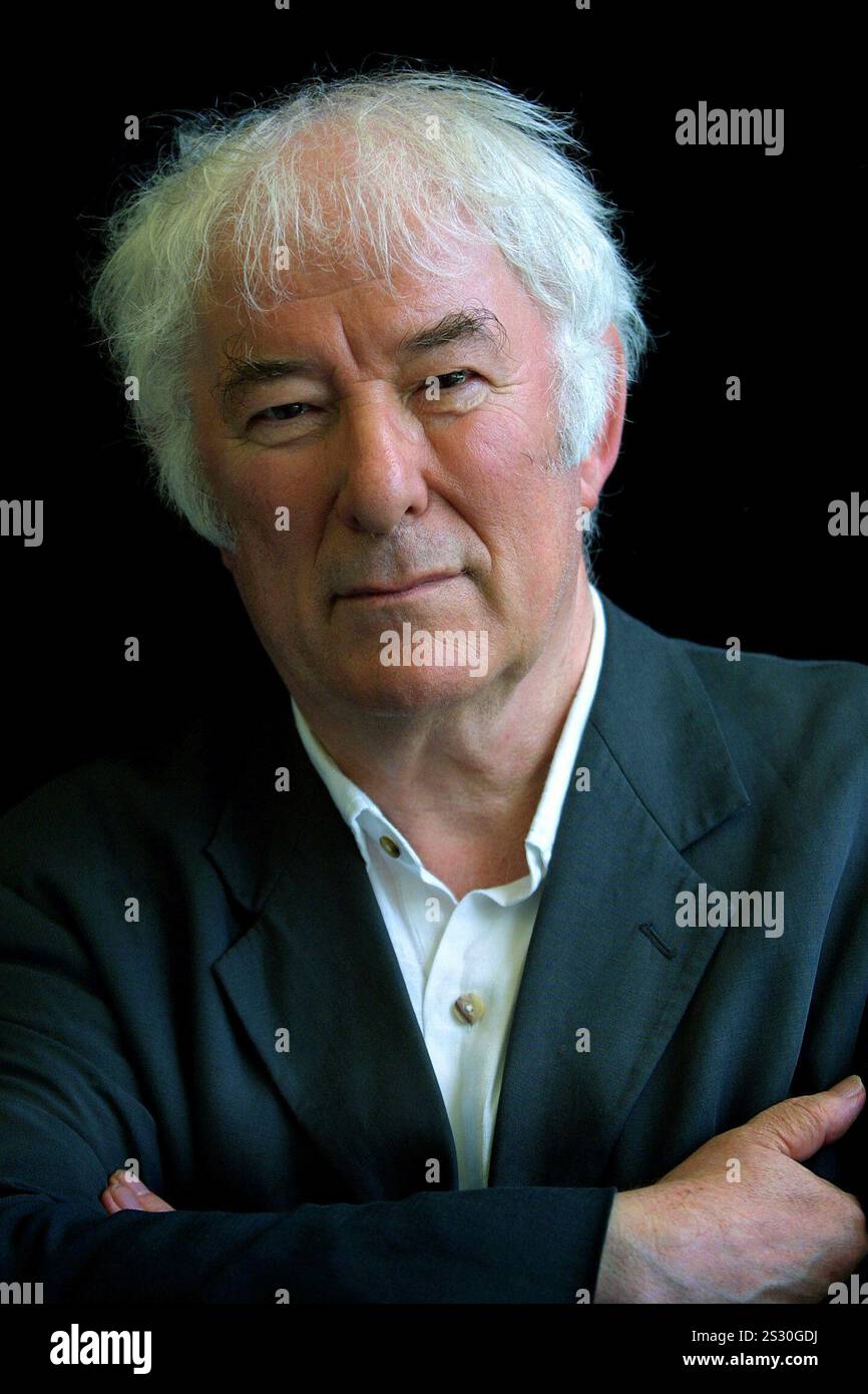 Nobel Prize-winning Irish poet Seamus Heaney, pictured during his first ...