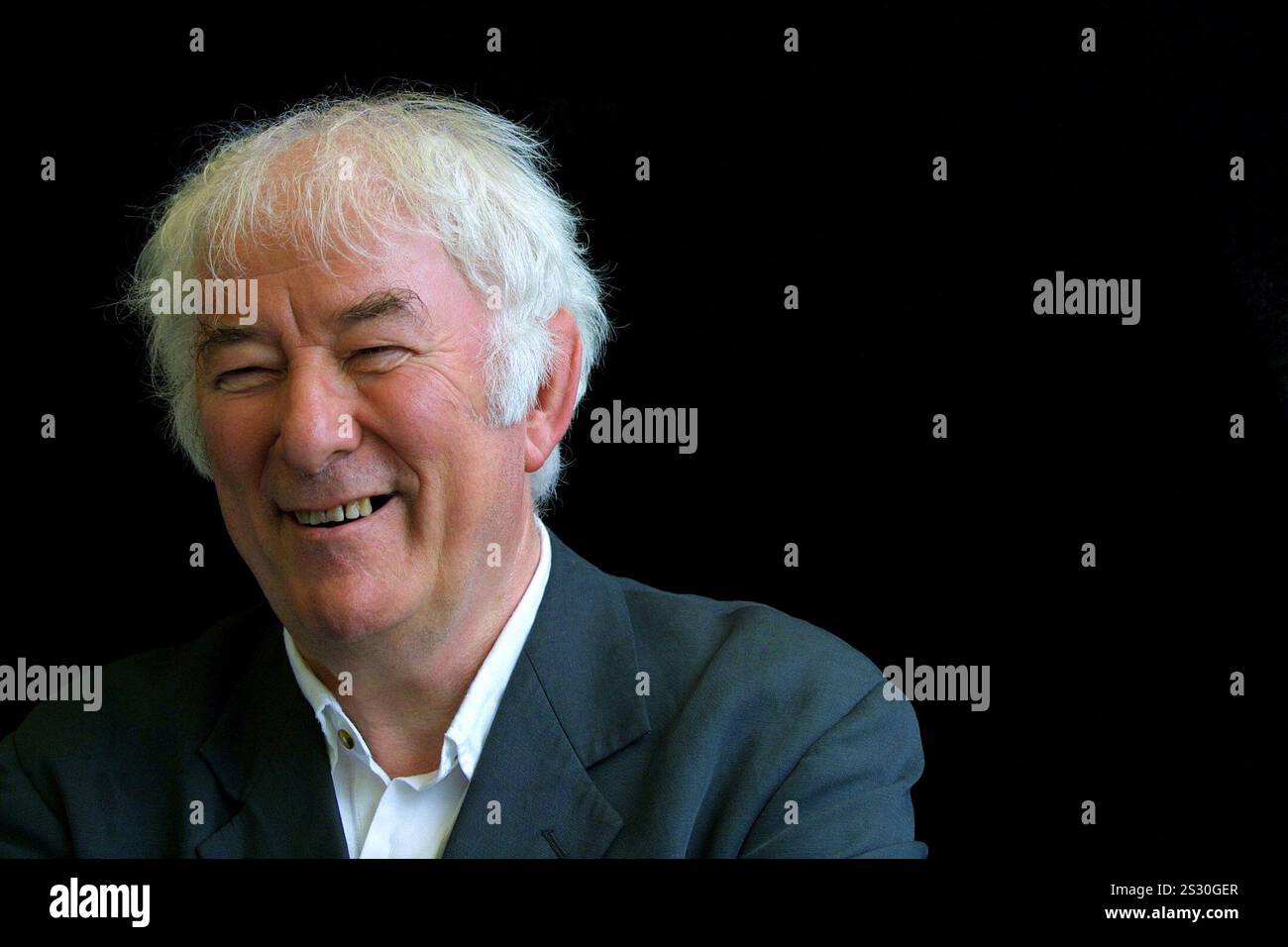 Nobel Prize-winning Irish poet Seamus Heaney, pictured during his first ...