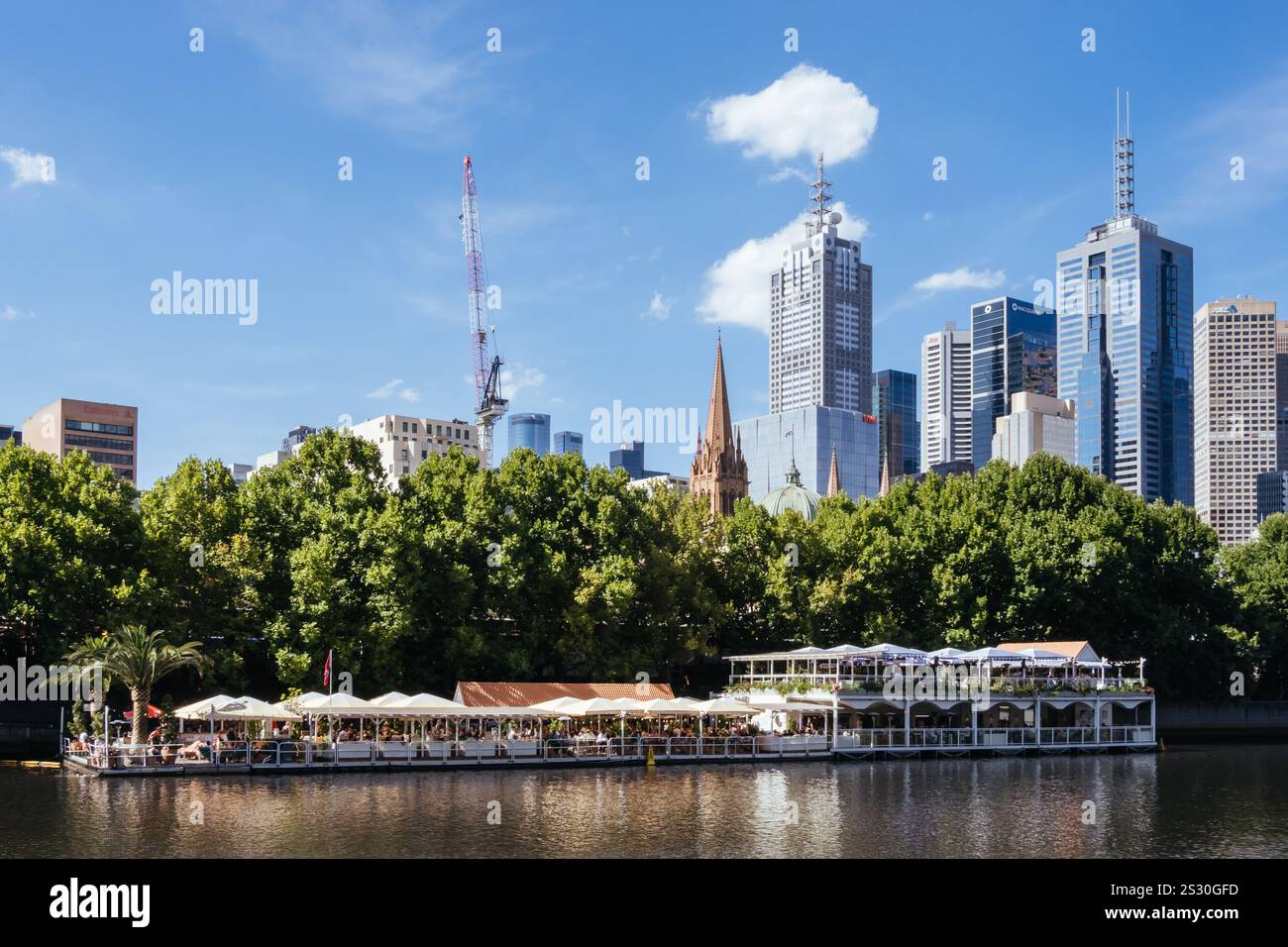 Yarra River Views of Melbourne in Australia Stock Photo - Alamy