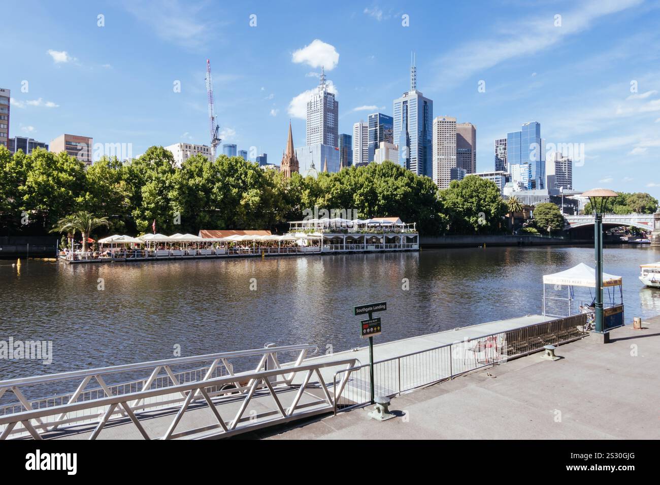 Yarra River Views of Melbourne in Australia Stock Photo - Alamy