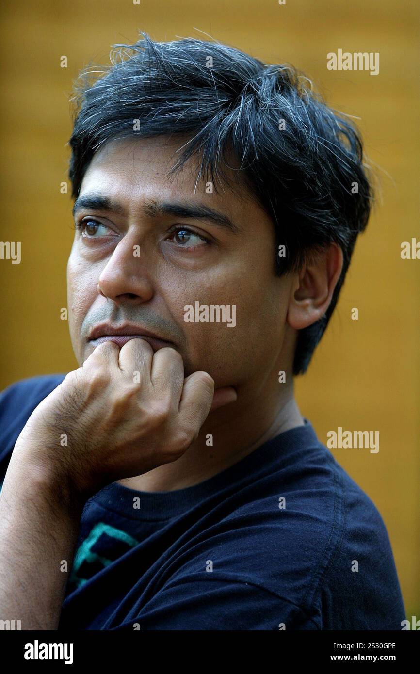 Young Indian writer Ruchir Joshi pictured at the Edinburgh International Book Festival where the ...