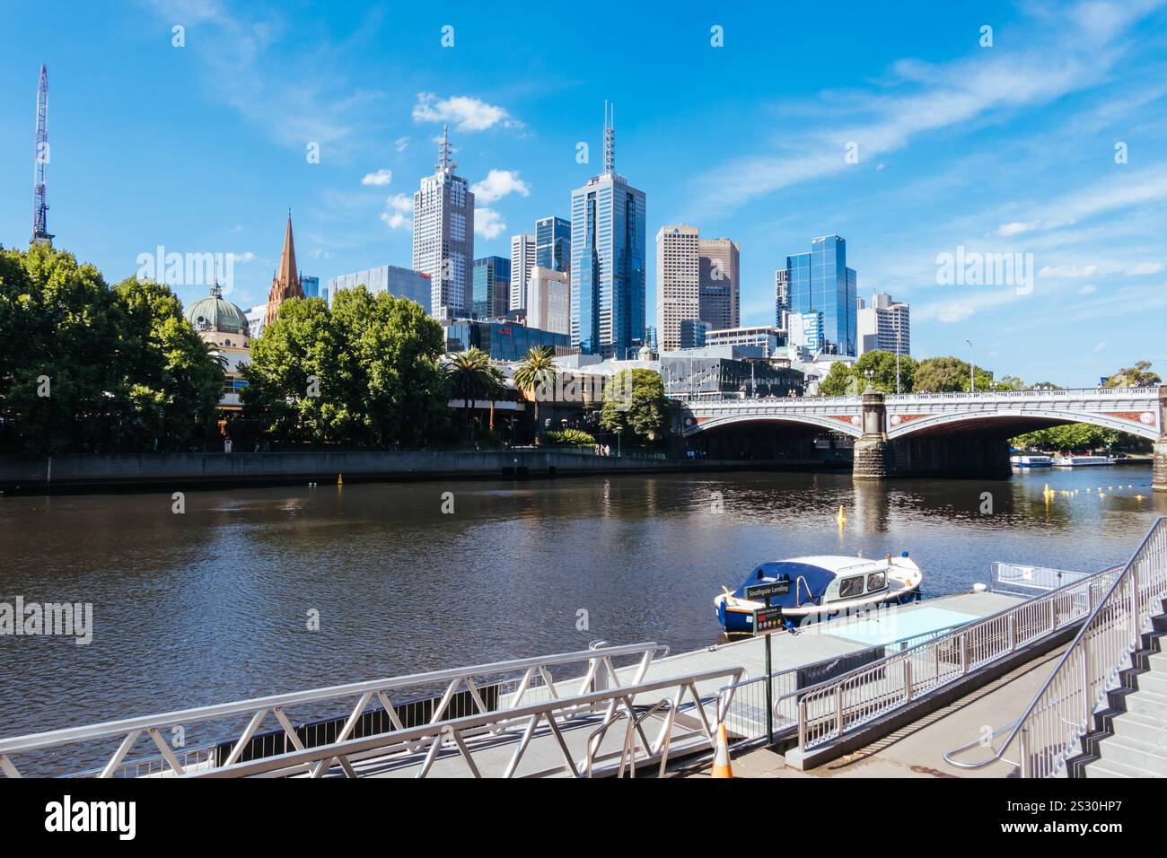 Yarra River Views of Melbourne in Australia Stock Photo - Alamy